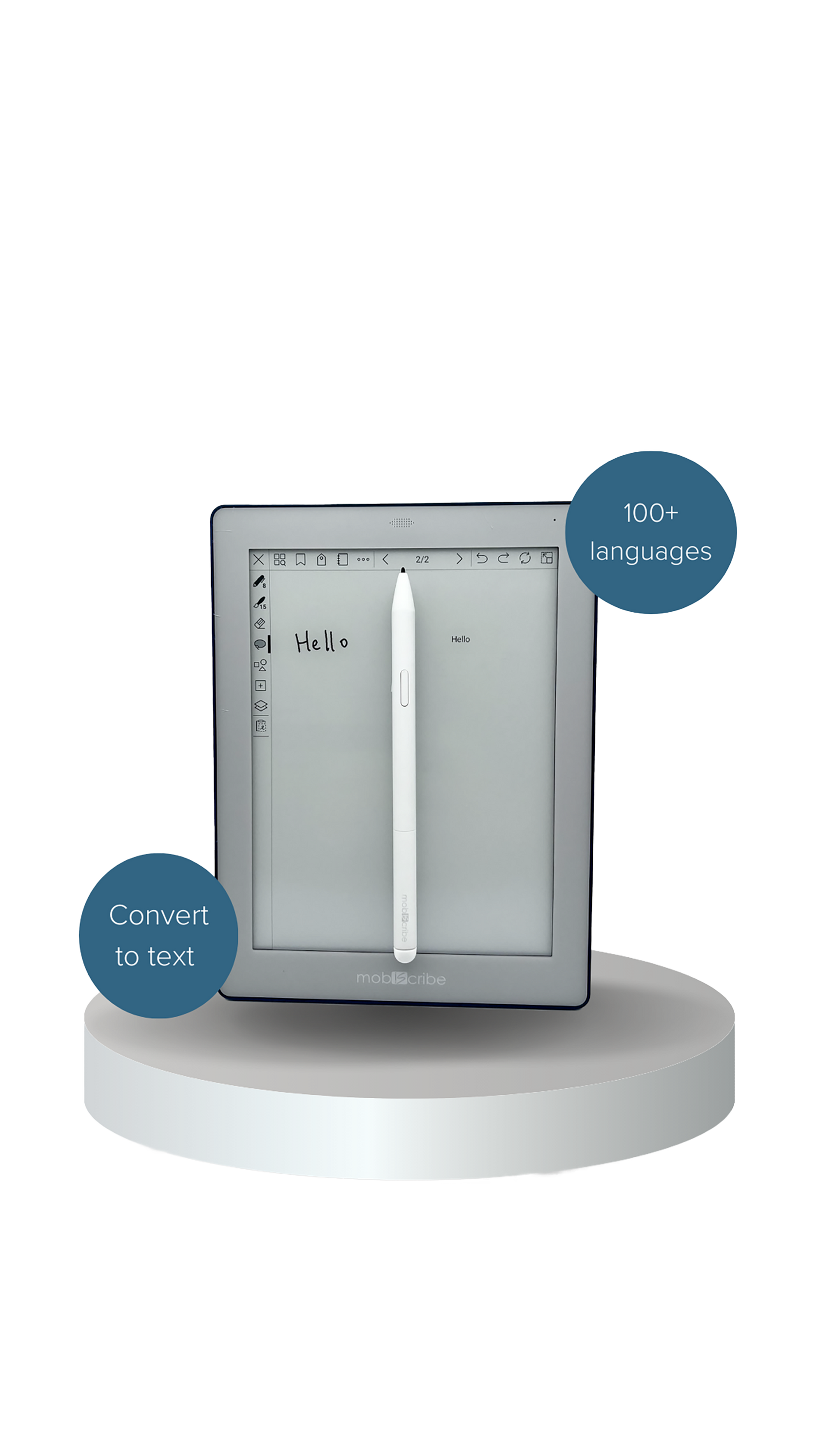 The MobiScribe - the most powerful E-Ink notepad.